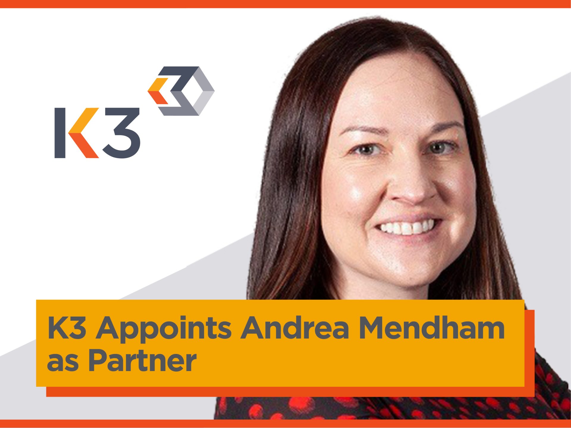 K3 Appoints Andrea Mendham as Partner - K3 Advisory